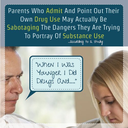 Parents: Don’t Tell Your Children of Past Drug Use, Study Reveals